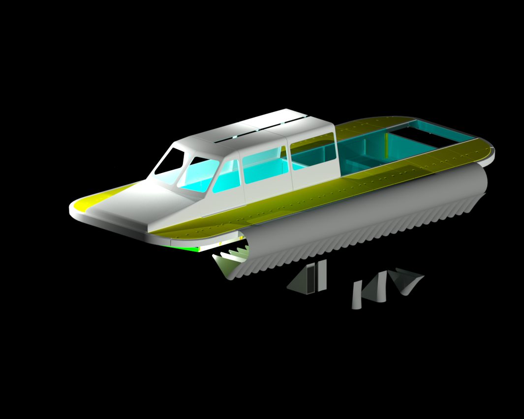 4th year student improving the design of hovercrafts used to reach remote communities ...